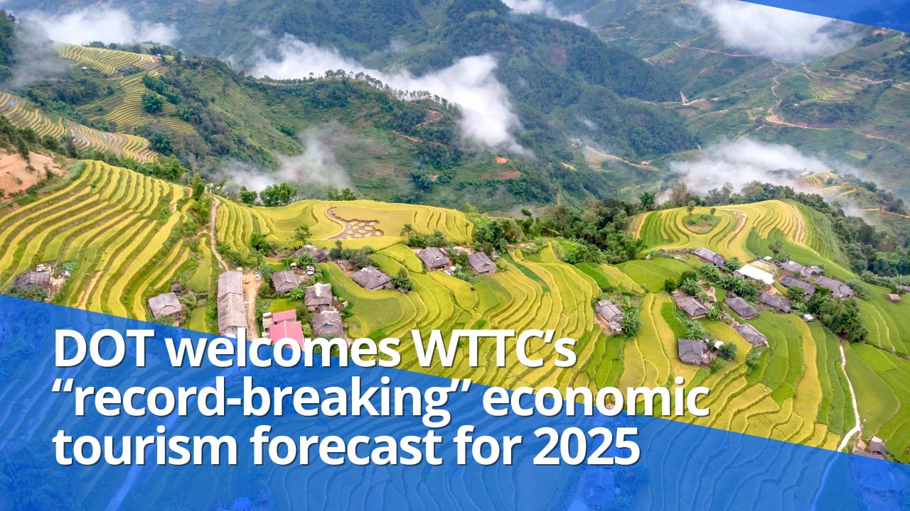 DOT welcomes WTTC’s “record-breaking” economic tourism forecast for 2025